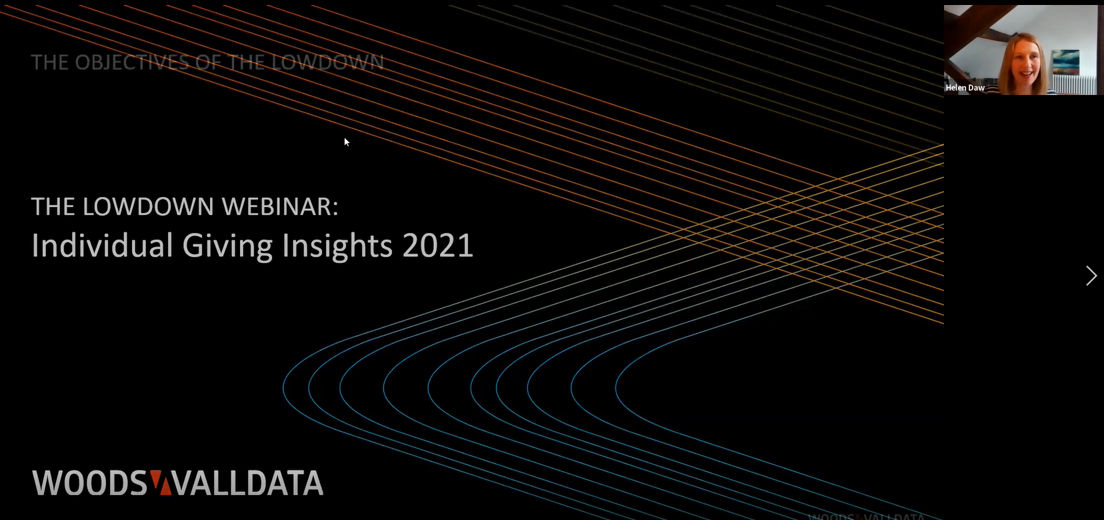 Watch on-demand - The Lowdown: Individual Giving 2021 | Woods Valldata